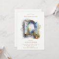 Watercolor Floral Window Bridal Shower Staycation Invitation | Zazzle