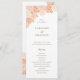 WATERCOLOR FLOWERS WEDDING PROGRAM | Zazzle