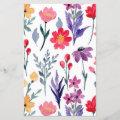 Watercolor flowers What's in your purse game | Zazzle