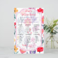 Watercolor flowers What's in your purse game | Zazzle