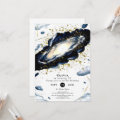 Watercolor Galactic Space Birthday Invitation | Zazzle