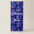 Watercolor Galaxy Welcome Wedding Hand Lettering Retractable Banner ...