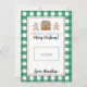 Watercolor Gingerbread Teacher Christmas Gift Card | Zazzle