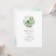 Watercolor Glass Terrarium Succulents Wedding Invi Invitation | Zazzle