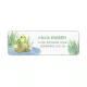 Watercolor Green Frog Return Address Label | Zazzle