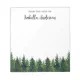 Watercolor Greenery Pine Trees Personalized Notepad | Zazzle