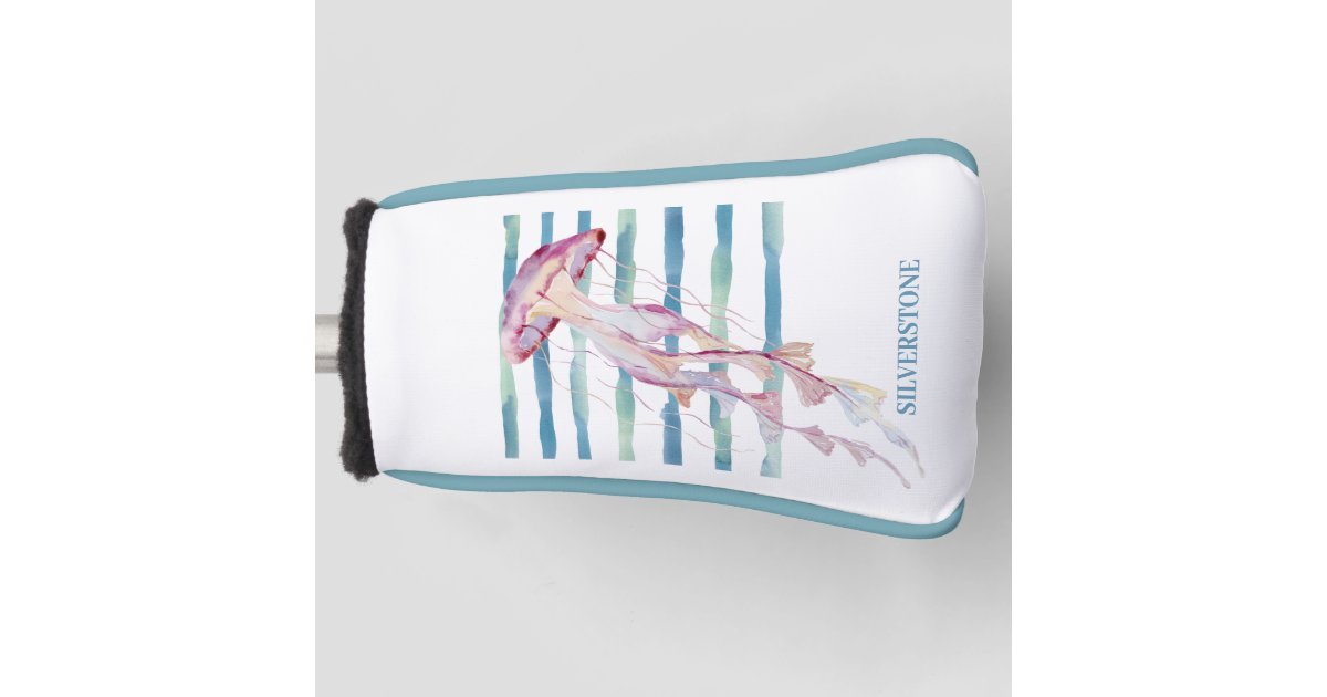 Watercolor JELLYFISH, Golf Head Cover | Zazzle