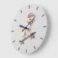 Watercolor Labrador Retriever Wall Clock | Zazzle