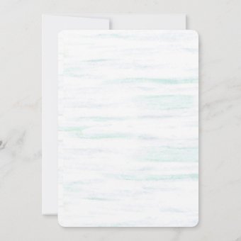 Watercolor Lake Blue Canoe Wedding Invitation | Zazzle