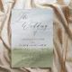 Watercolor Landscape Farm Calligraphy Wedding Invitation | Zazzle