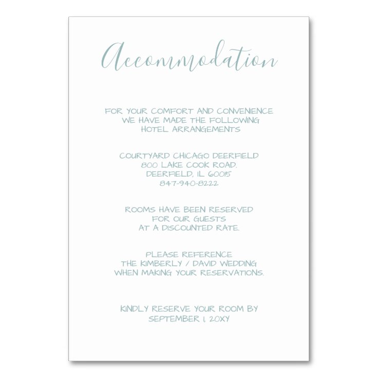 Watercolor Leaves Monogram accommodation cards | Zazzle