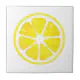 Watercolor Lemon Slice Ceramic Tile | Zazzle