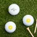 Watercolor Lemon Slice Golf Balls | Zazzle