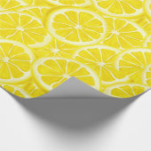 Watercolor Lemon Slices Wrapping Paper | Zazzle