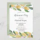 Watercolor Lemons Botanical Dots Retirement Invitation | Zazzle