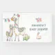 Watercolor Llama themed Baby Shower Banner | Zazzle
