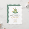 Watercolor Magic Frog Baby Shower Invitation | Zazzle