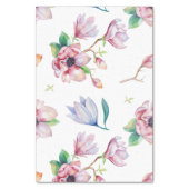 Watercolor Magnolia Tissue Paper | Zazzle