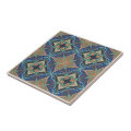 Watercolor Moroccan Marrakech Floral Tile | Zazzle
