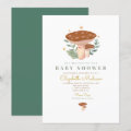 Watercolor mushrooms Baby Shower Invitation | Zazzle