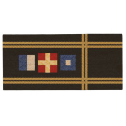 Watercolor Nautical Maritime Signal Flag Monogram Wood USB Flash Drive ...