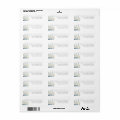 Watercolor New York City Skyline Return Address Label | Zazzle