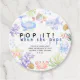 Watercolor ocean animals - pop it! when she pops favor tags | Zazzle