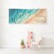 Watercolor Ocean Sea Blue Water Banner | Zazzle