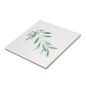 Watercolor Olive Branch Ceramic Tile | Zazzle