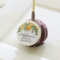 Watercolor Orange Blossom Bridal Shower Cake Pops | Zazzle