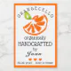 Watercolor Orangecello For A Small Bottle Label | | Zazzle