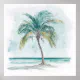 Watercolor Palm Tree Painting Poster | Zazzle
