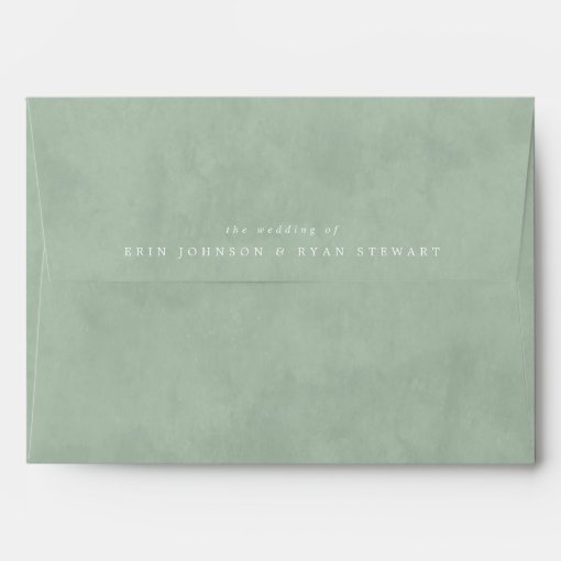 Watercolor Paper Texture A7 5x7 Wedding Invitation Envelope | Zazzle
