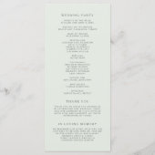 Watercolor Pastel Succulents Bouquet Wedding Program | Zazzle