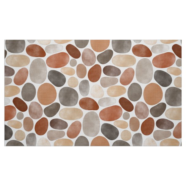 Pebble Pattern Fabric | Zazzle