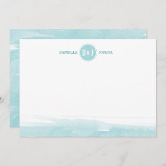 Watercolor Personalized Note cards | Zazzle