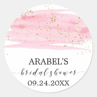 Bridal Shower Stickers | Zazzle