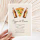 Watercolor Pizza and Brews Co Ed Baby Shower Invitation | Zazzle