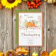 Watercolor Pumpkin & Owl In Autumn Thanksgiving Invitation | Zazzle