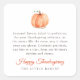 Watercolor Pumpkin Thanksgiving Baked Goods Label | Zazzle