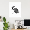 Watercolor Rabbit, Year of The Rabbit 2023 Poster | Zazzle