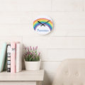 Watercolor Rainbow Clock | Zazzle