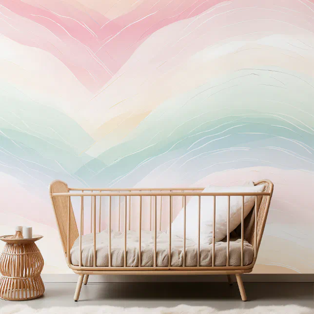 Watercolor Rainbow Delight Wallpaper | Zazzle