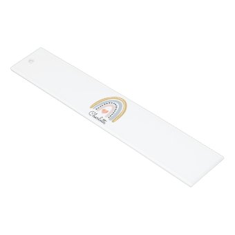 Watercolor Rainbow Kid's Personalized Ruler | Zazzle