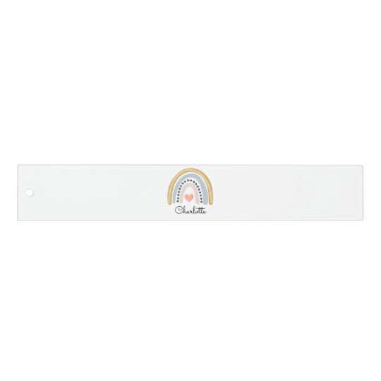 Watercolor Rainbow Kid's Personalized Ruler | Zazzle.com