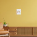 Watercolor Rainbow Nursery Poster | Zazzle