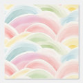 Watercolor Rainbow Pattern with Neutral Pastel Wallpaper | Zazzle