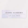 Watercolor Rainbow Waterproof Name Labels | Zazzle