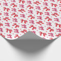 Watercolor Red Bows Christmas Holiday Gift Wrapping Paper | Zazzle