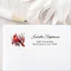 Watercolor Red Cardinal Return Address Label | Zazzle
